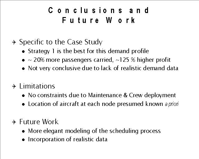 Conclusions and Future Work